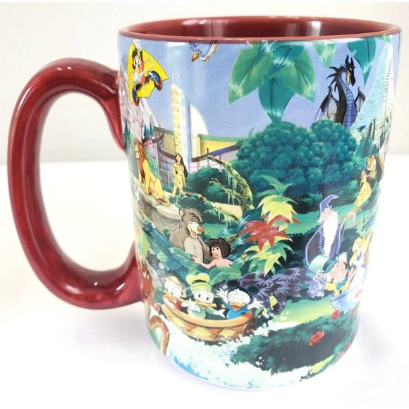 Disney | Dining | Disneyland Resort Disney Characters Monorail Ride Mug ...